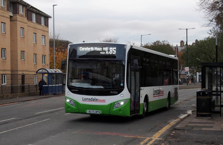 Lonsdale Buses extends service 85 to Lancaster – Lancaster Bus Users' Group